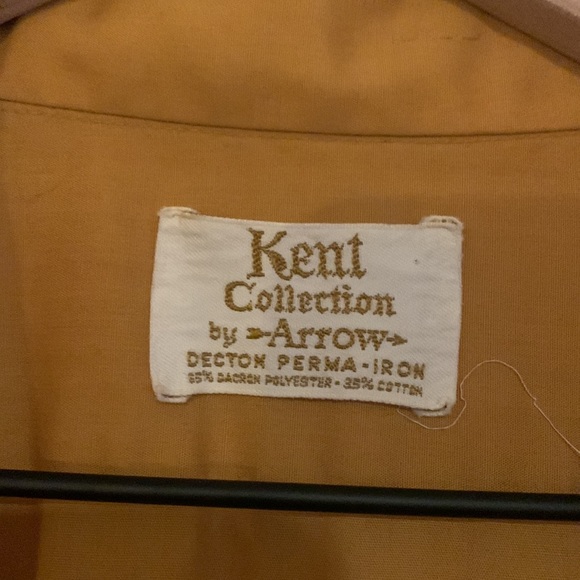 Arrow | Tops | Vintage Kent Collection By Arrow Mustard Yellow Button ...